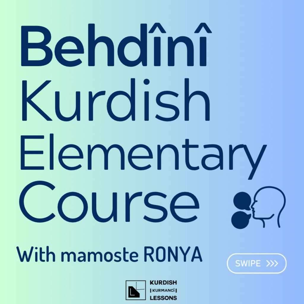 Beginner [LIVE CLASSES] Course (starts on September 09, 2023) - Kurdish ...